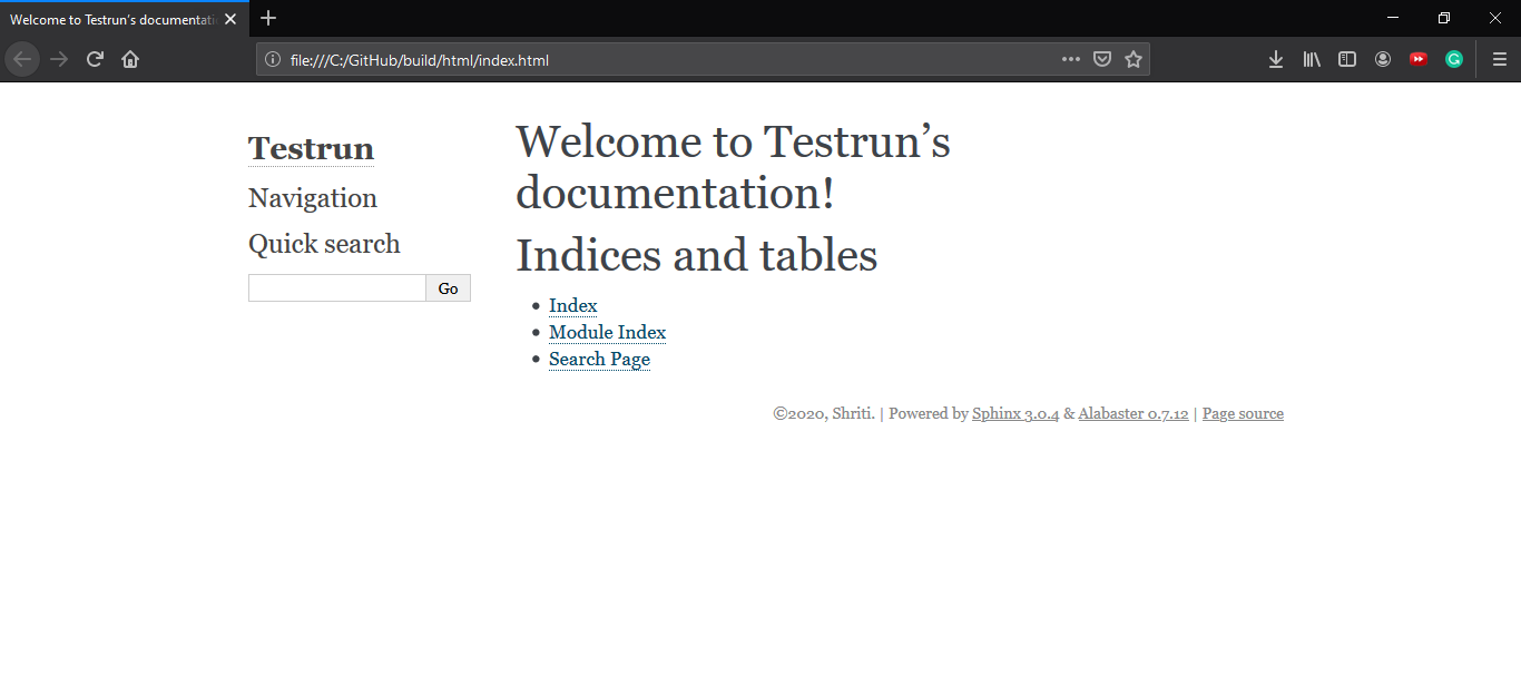 A guide to Sphinx | Shriti Chandra